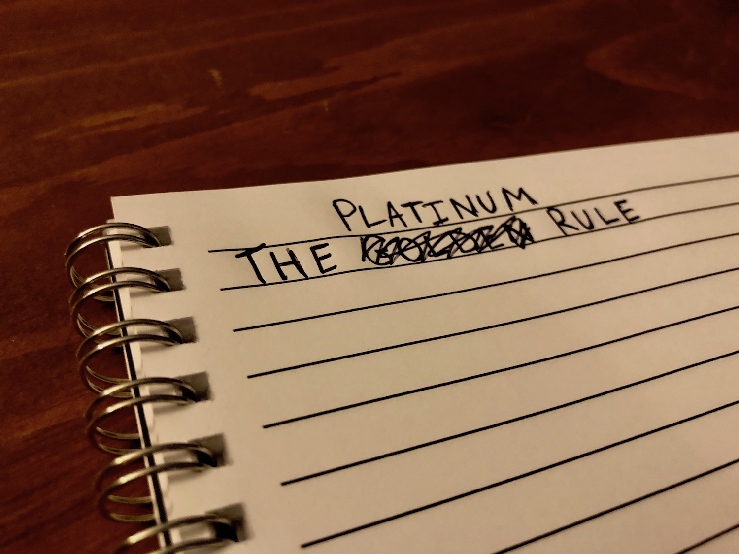 The Platinum Rule - Radical Mentoring